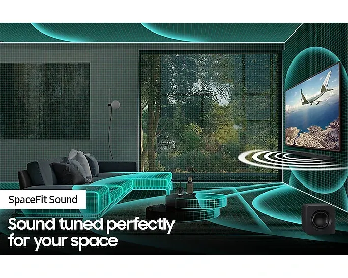 Samsung HW_S800BXU 3.1.2ch Soundbar & Subwoofer - Black | Lindons